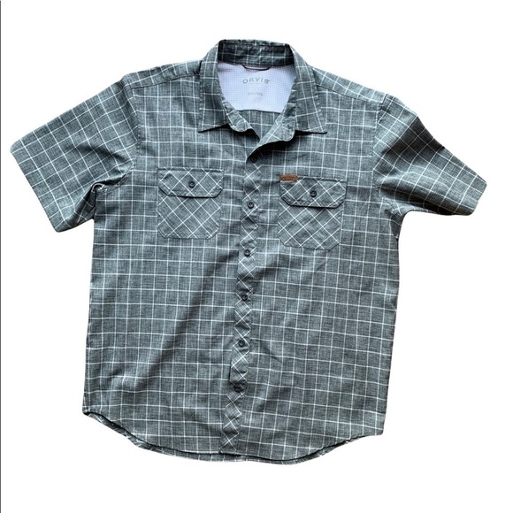 Orvis | Shirts | Orvis Classic Collection Mens Button Up Short Sleeve ...